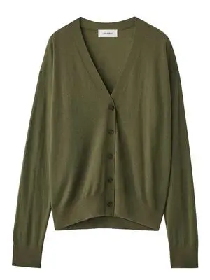 LISA YANG STORE Lisa Yang Cia Cashmere Cardigan Moss