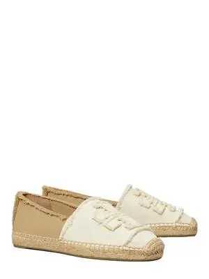 Tory Burch Double T Espadrille Naturale/naturale/creta
