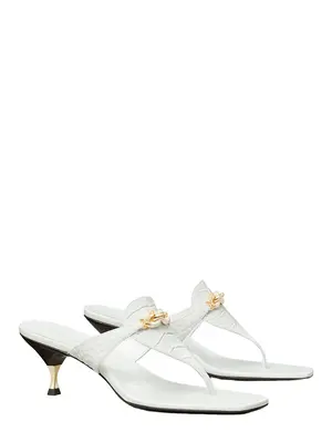Tory Burch Tory Burch Jessa Low Heel Sandals Gardenia