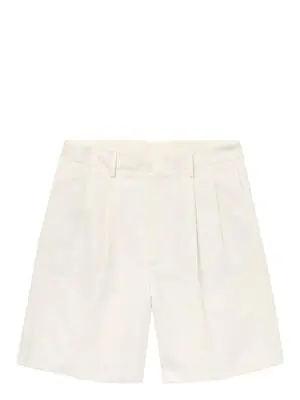 Loro Piana Joetsu Wide-leg Twill Shorts - Neutrals