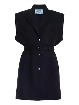 Prada Wool Mini Blazer Dress - Navy