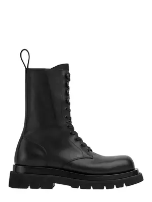 Bottega Veneta Lug Lace-up Boots - Black
