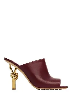 BOTTEGA  VENETA Knot Mule - Merlot