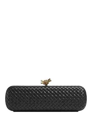 BOTTEGA  VENETA Bottega Veneta Stretch Knot Minaudière - Black