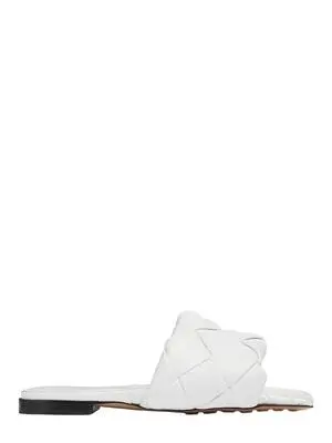 BOTTEGA  VENETA Lido Flat Sandal - Optic White