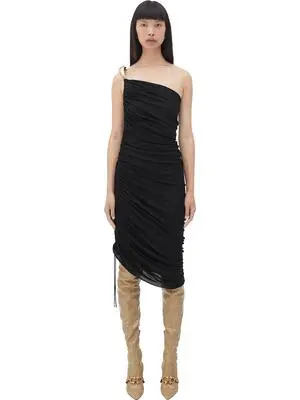 BOTTEGA  VENETA Bottega Veneta Viscose Jersey Dress - Black