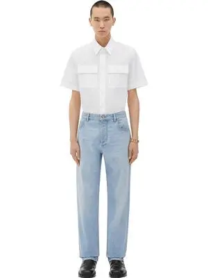 BOTTEGA  VENETA Bottega Veneta Light-bleached Straight-leg Denim - Light Bleach