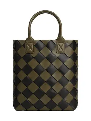 BOTTEGA  VENETA Maxi Intreccio Tote - Mustard/black