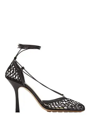 BOTTEGA  VENETA Stretch Lace-up Sandal - Black