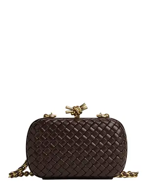 Bottega Veneta Bottega Veneta Knot Chain Minaudière Fondant