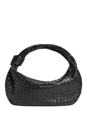 BOTTEGA  VENETA Bottega Veneta Medium Jodie Shoulder Bag - Black