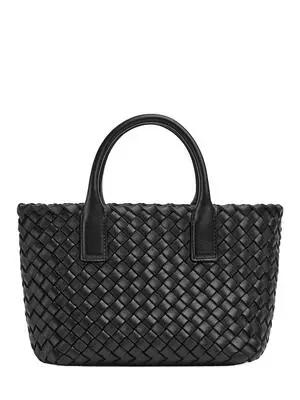 BOTTEGA  VENETA Mini Cabat Tote Bag - Black