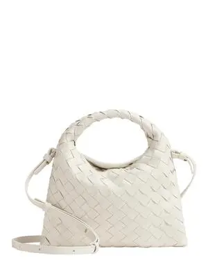 BOTTEGA  VENETA Mini Hop Shoulder Bag - White