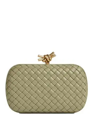 BOTTEGA  VENETA Bottega Veneta Knot Minaudière - Travertine