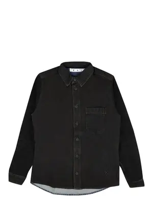 Off-White Logo Denim Jacket - Black