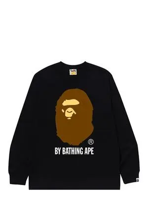 A BATHING APE By Bathing Ape Long-sleeve Tee - Black