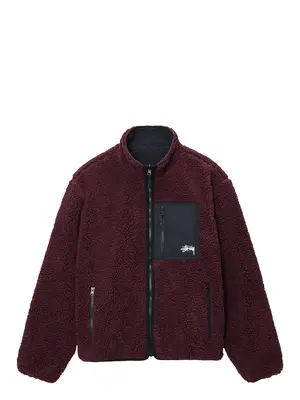 StÜssy Sherpa Reversible Jacket - Red