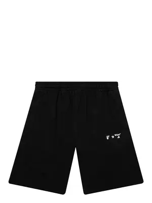 Off-White Logo Sweatshorts - Black