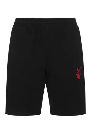 Off-White Starred Arrow Sweatshorts - Black