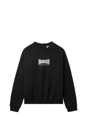 Random Identities Zip-up Cotton Sweatshirt - Black