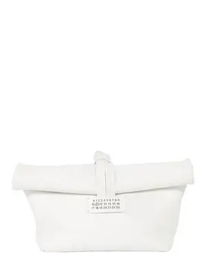 MAISON MARGIELA Paper Foldover Clutch Bag - White