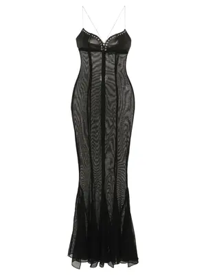 LUDOVIC DE SAINT SERNIN Mermaid Maxi Dress - Black