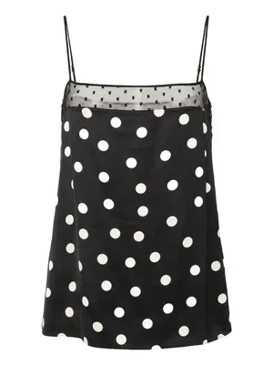 STELLA MCCARTNEY Stella McCartney Polka-Dot Satin Top