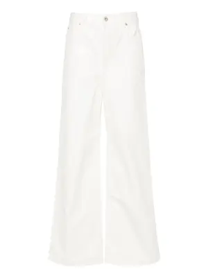 Loewe High-rise Straight-leg Jeans - White