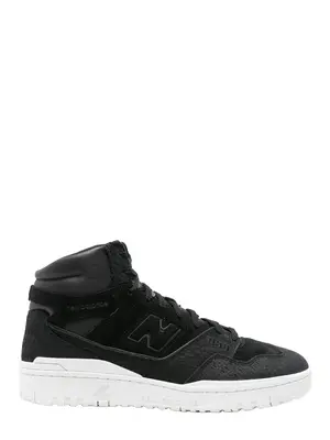 Comme Des Garçons X New Balance Bb650 High-top Sneakers - Black