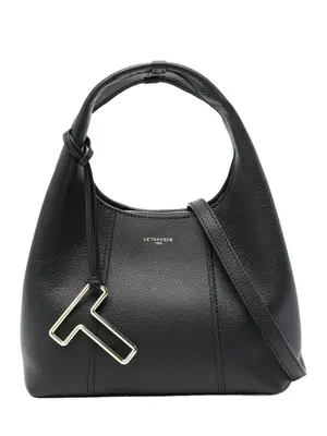 LE TANNEUR Small Juliette Leather Tote Bag - Black