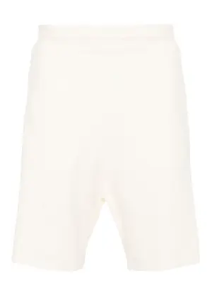 GOLDEN GOOSE Lionel Striped Knitted Shorts - Neutrals