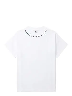Random Identities Printed Short-sleeve T-shirt - White