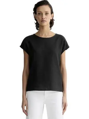 Everlane Linen Muscle Top - Black