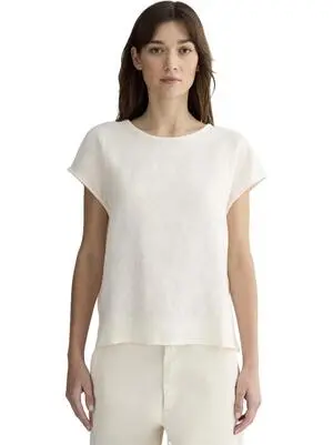 Everlane Linen Muscle Top - Bone