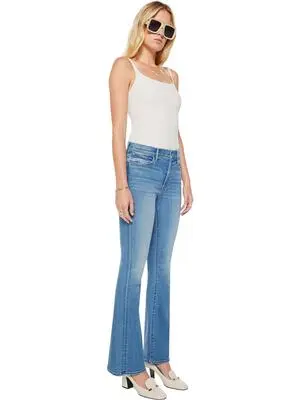 MOTHER The Weekender Layover Flare Leg Jeans - Blue