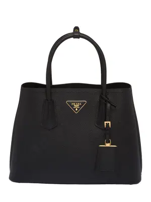 Prada Saffiano Leather Medium Bag - Black