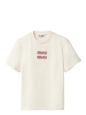 MIU MIU Miu Miu Jersey T-Shirt