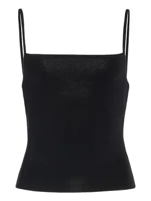 Matteau Square Neck Tank Top - Black