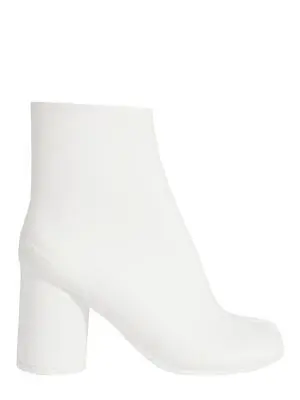 MAISON MARGIELA PVC Split-Toe Ankle Boots White