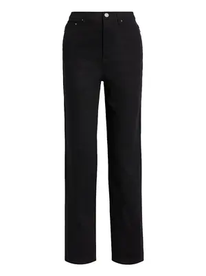 Remain Birger Christensen Crystal-embellished Straight-leg Jeans - Black