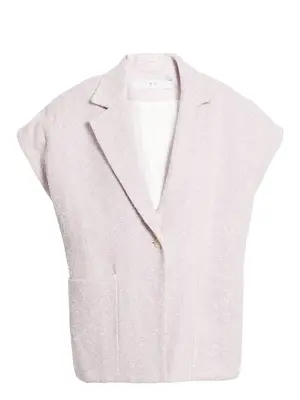 IRO PARIS IRO Uvani Linen-Blend Tweed Jacket Baby Pink