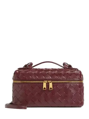 Bottega Veneta Vanity Case On Strap Cherry