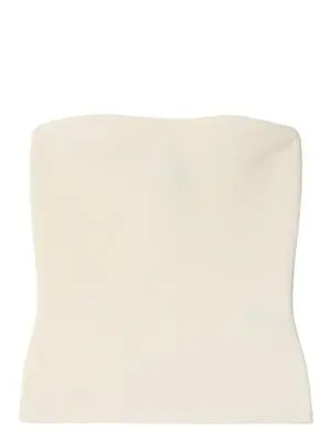 Gabriela Hearst Musgrave Strapless Top - Ivory