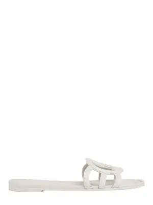 Gucci Interlocking G Slide Sandal - White