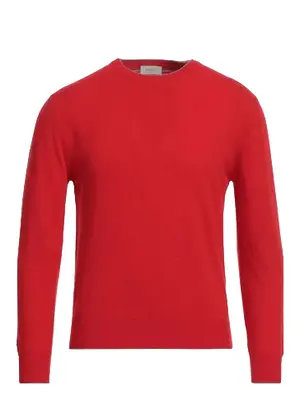 Altea Virgin Wool Sweater - Tomato Red