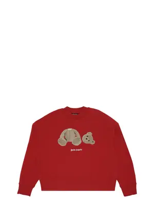 Palm Angels Bear Crewneck - Red