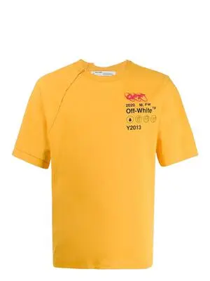 Off-White Industrial Y013 Short-sleeve Recon Tee /black - Yellow