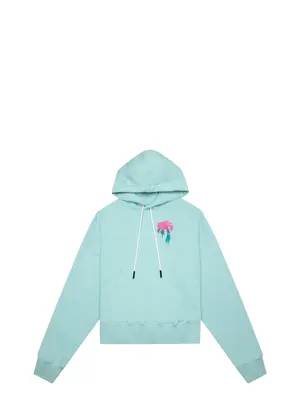 Palm Angels I Love Pa Hoodie - Blue
