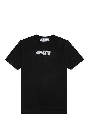 Off-White Carlos Type Over Short-sleeve Tee /white - Black