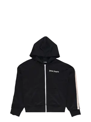 Palm Angels Zip Track Hoodie - Black